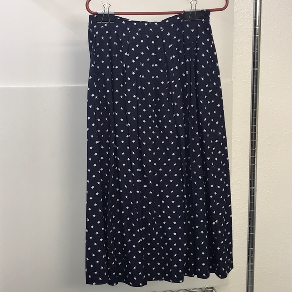 Bechamel | Skirts | Bechamel Brand Blue With White Stars Skirt | Poshmark
